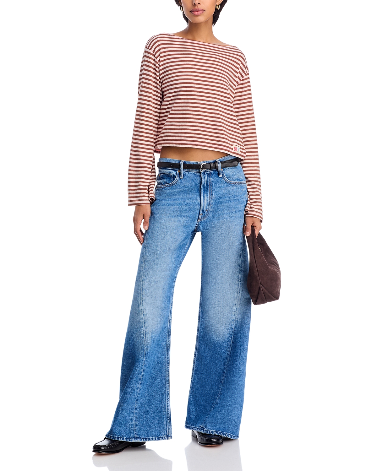 MOTHER The Lemon Twist Sneak High Rise Jeans